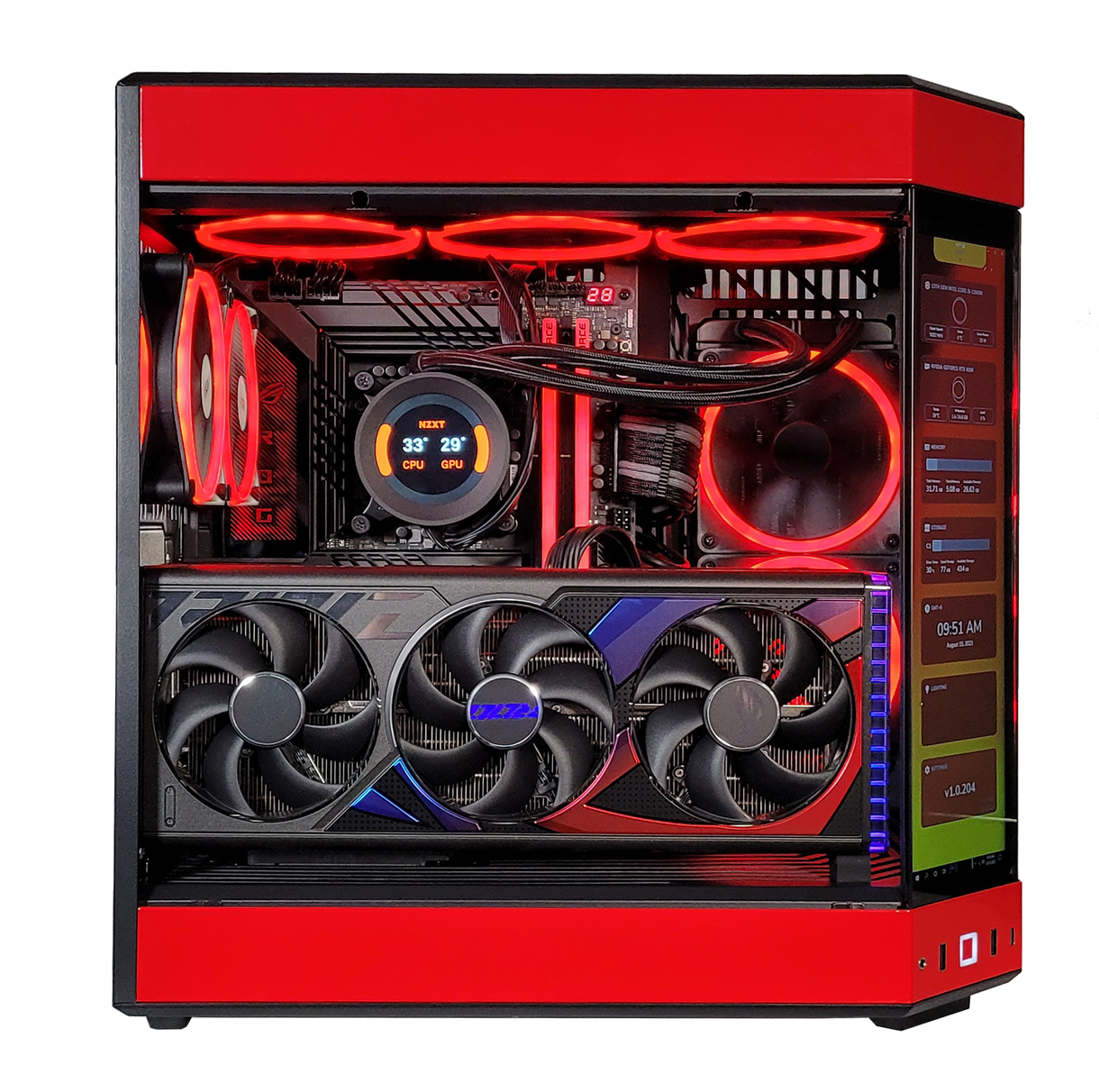 XOTIC PC GX13 HYTE Custom Built Gaming Desktop PC
