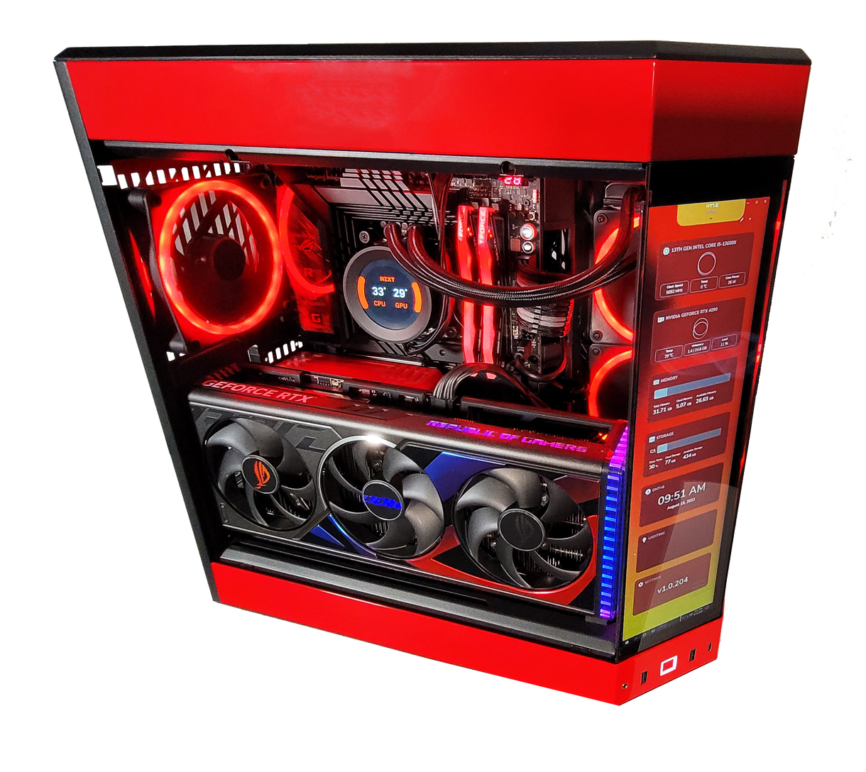 XOTIC PC GX13 HYTE Custom Built Gaming Desktop PC