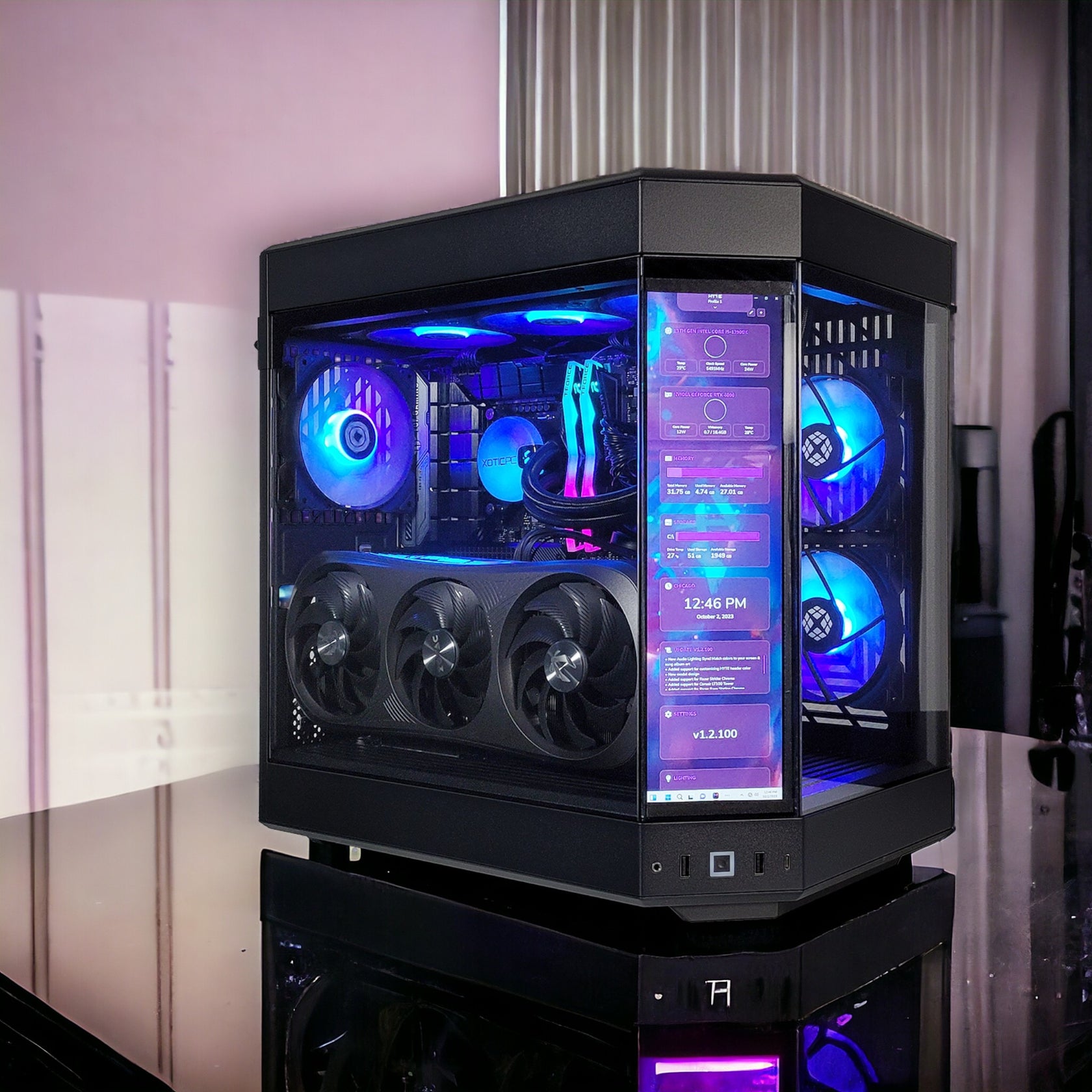 XOTIC PC GX13 HYTE Extreme Gaming Desktop AMD X670 RYZEN & DDR5