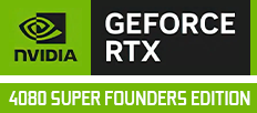 NVIDIA® GeForce RTX™ 4080 SUPER 16GB GDDR6X FOUNDERS EDITION