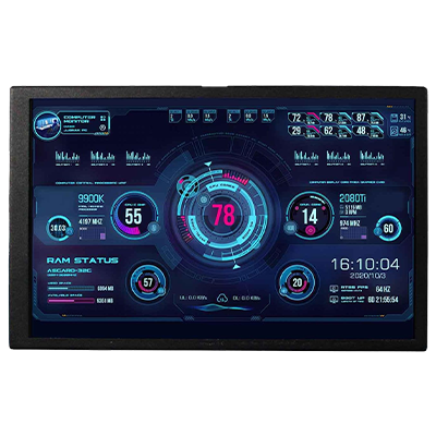 8" Internal Monitor Display (Black)