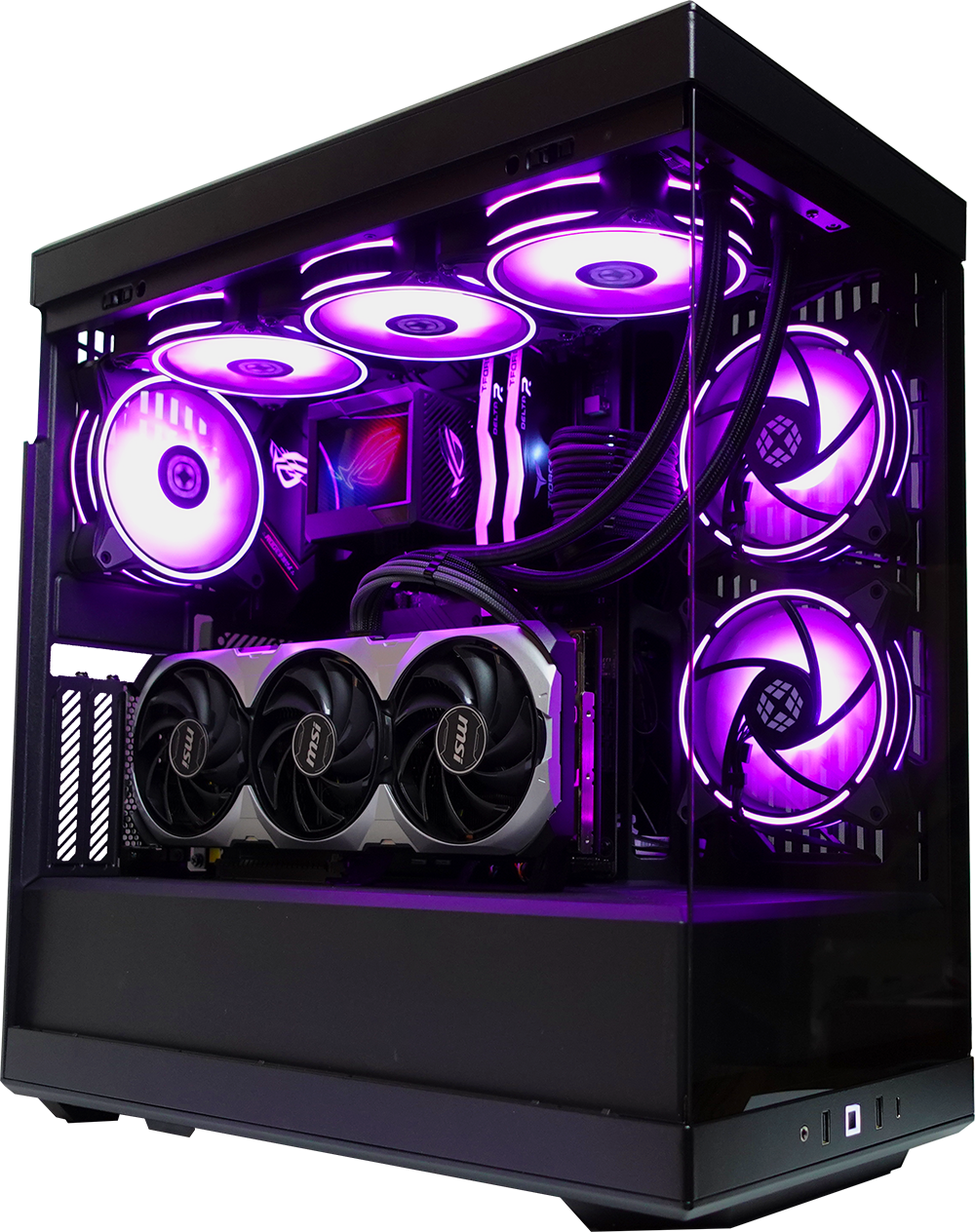 XOTIC PC G6 HYTE Y40 Extreme Gaming Desktop w/ AMD X670 RYZEN & DDR5