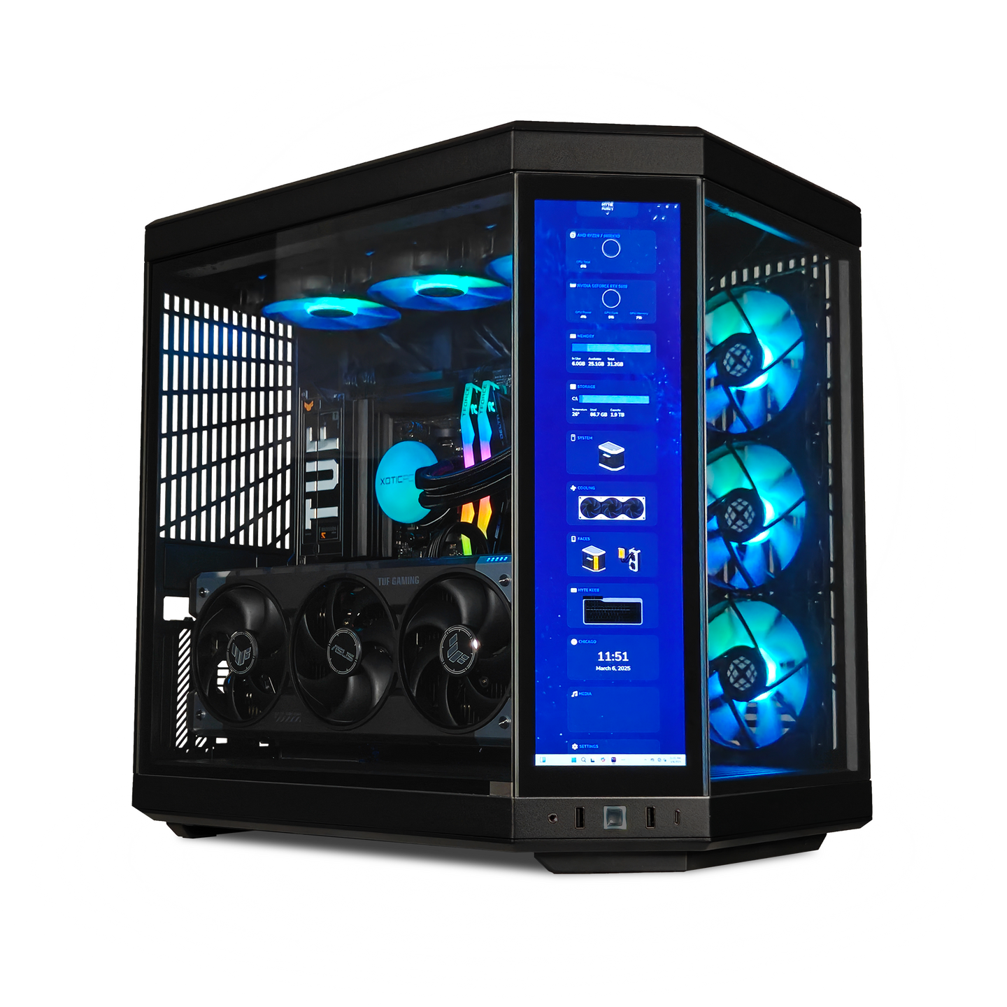 GX13 HYTE Y60/Y70 - Pre-Built and Customizable PCs | XOTIC PC