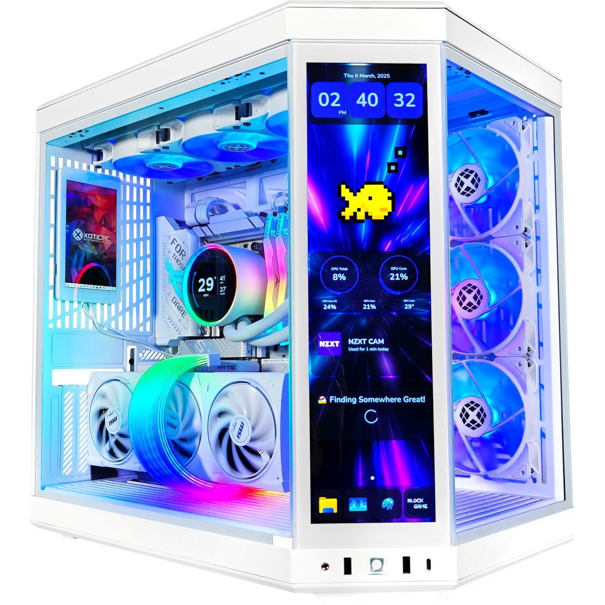 XOTIC PC GX13 HYTE Custom Built Gaming Desktop PC