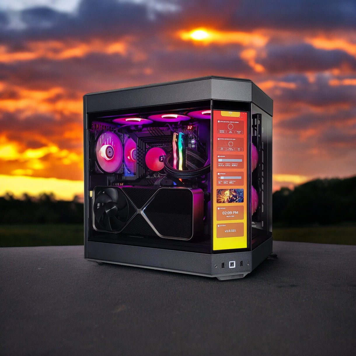 XOTIC PC GX13 HYTE Custom Built Gaming Desktop PC